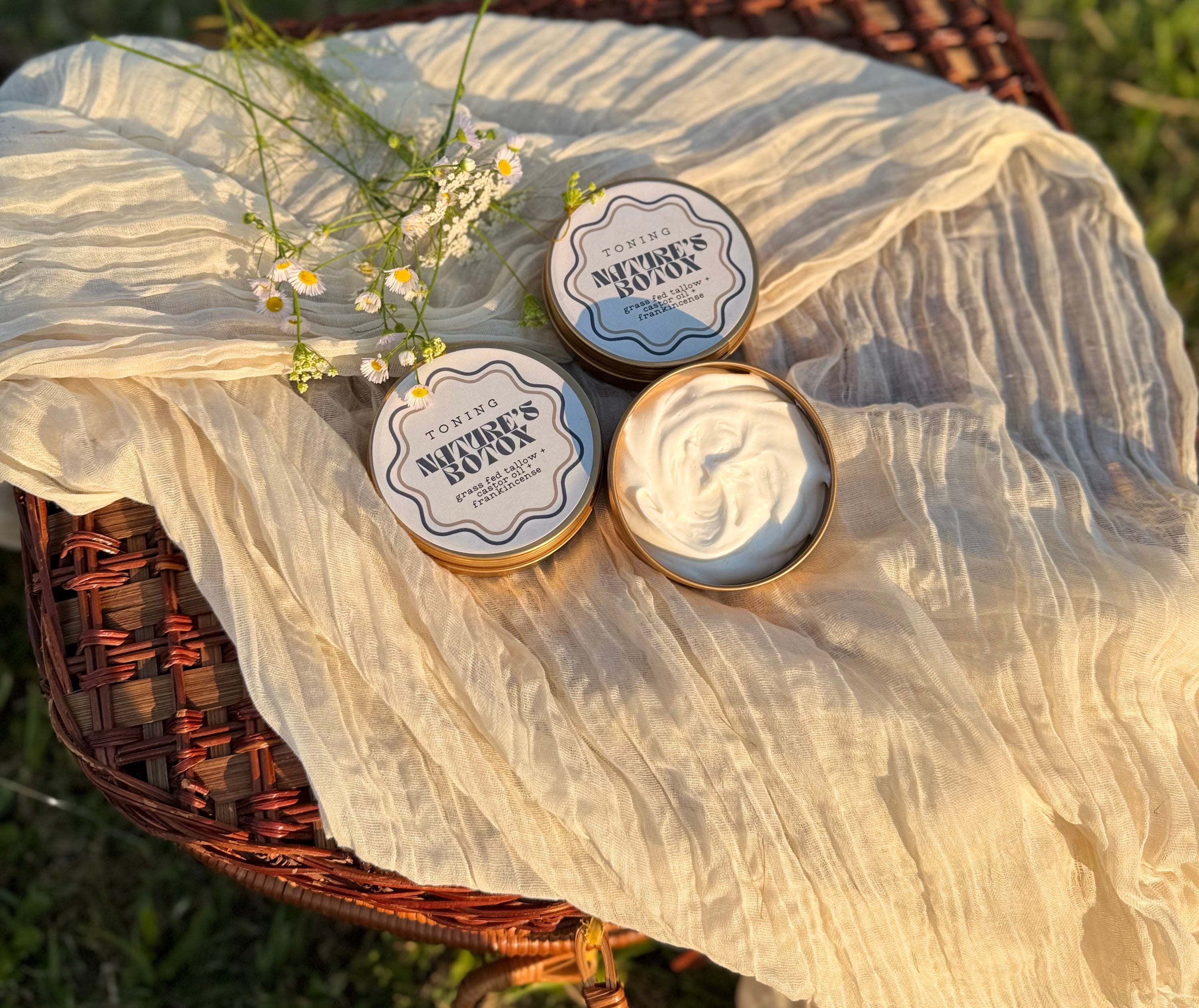 “Nature’s Botox” – Created by Courtney -handcrafted tallow products